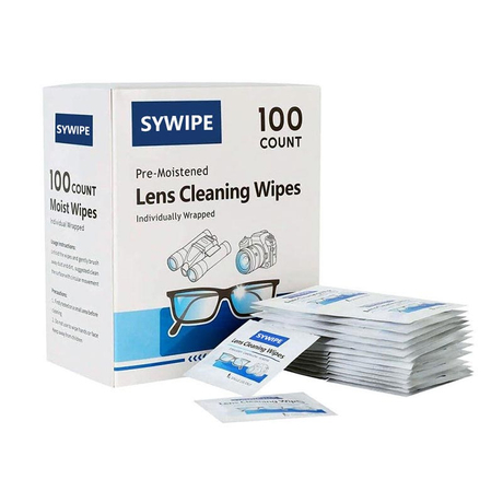 SYWIPE Safety Director Lens Wipes for Anti-Fog Cleaning