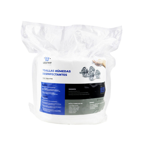 2XL Gym Wipes Refill - Antibacterial Dry & Wet Wipes