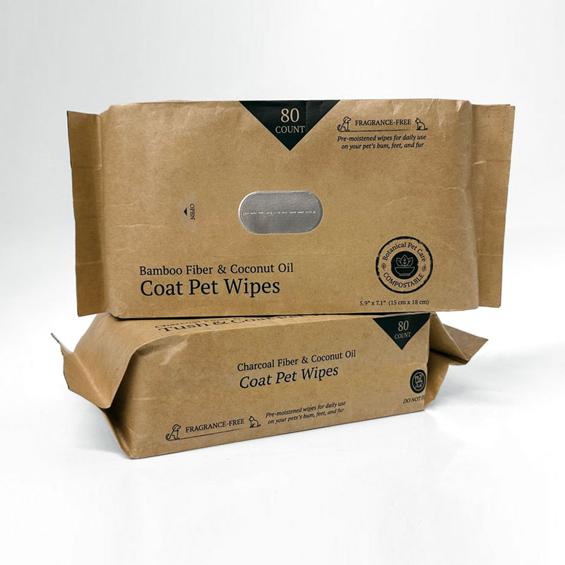Charcoal Bamboo Wipes Biodegradable Pet Wipes－SYWIPE