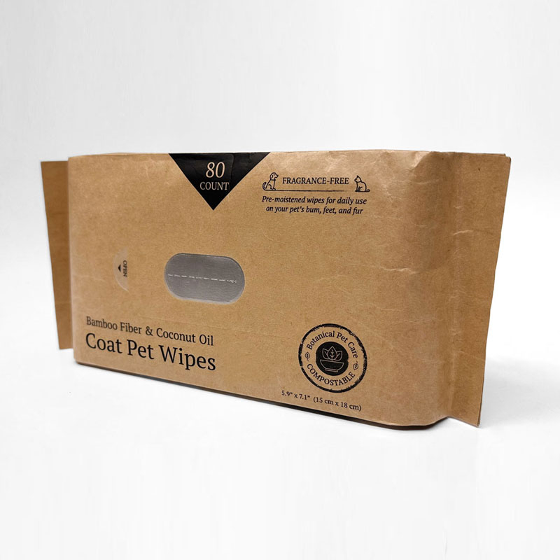 Charcoal Bamboo Wipes Biodegradable Pet Wipes－SYWIPE