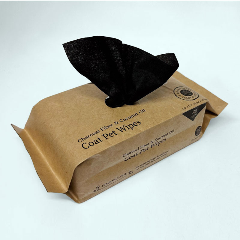 Charcoal Bamboo Wipes Biodegradable Pet Wipes－SYWIPE